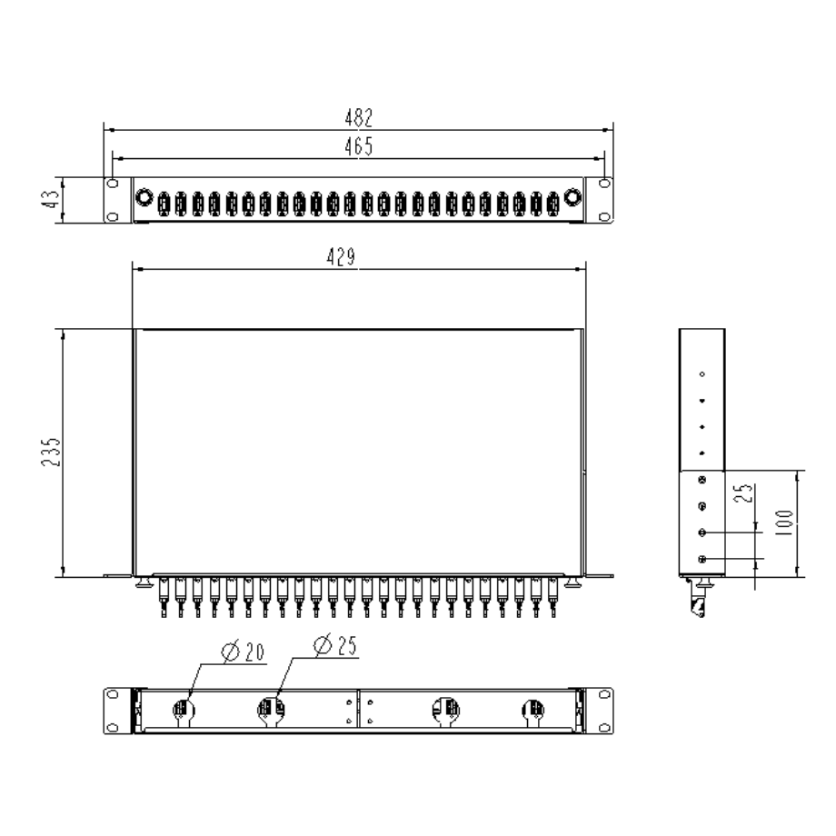 24F E2000 Sliding Patch Panel _Fiber Optic Patch Panel_Copyright © 2025 ...